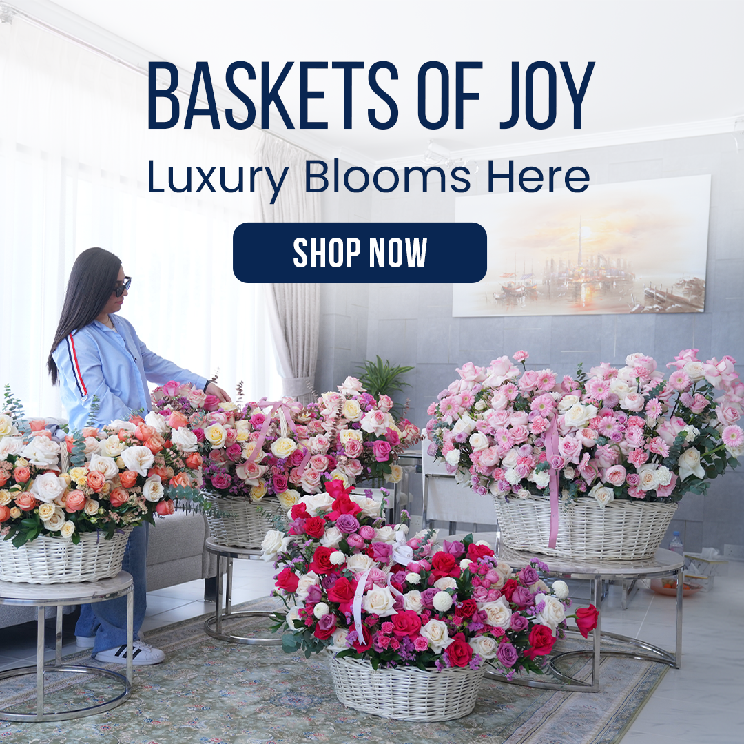 Luxury Flower Baskets UAE | Flower Delivery Dubai